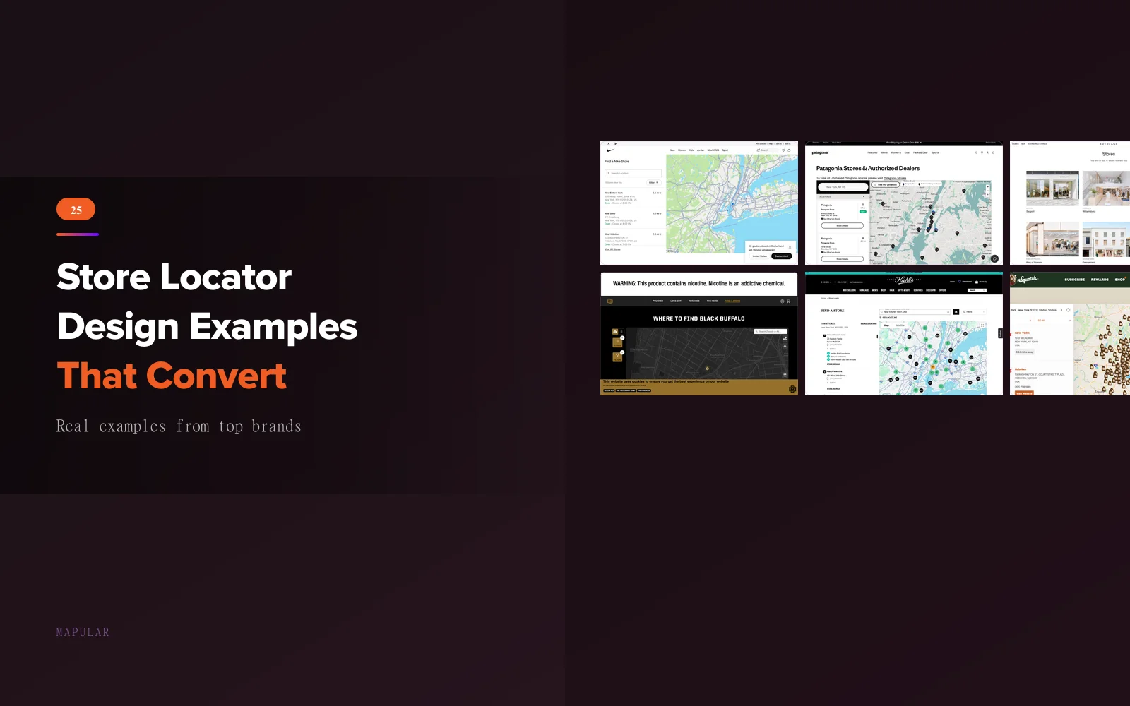 25 Store Locator Design Examples That Convert | 2026 | Mapular
